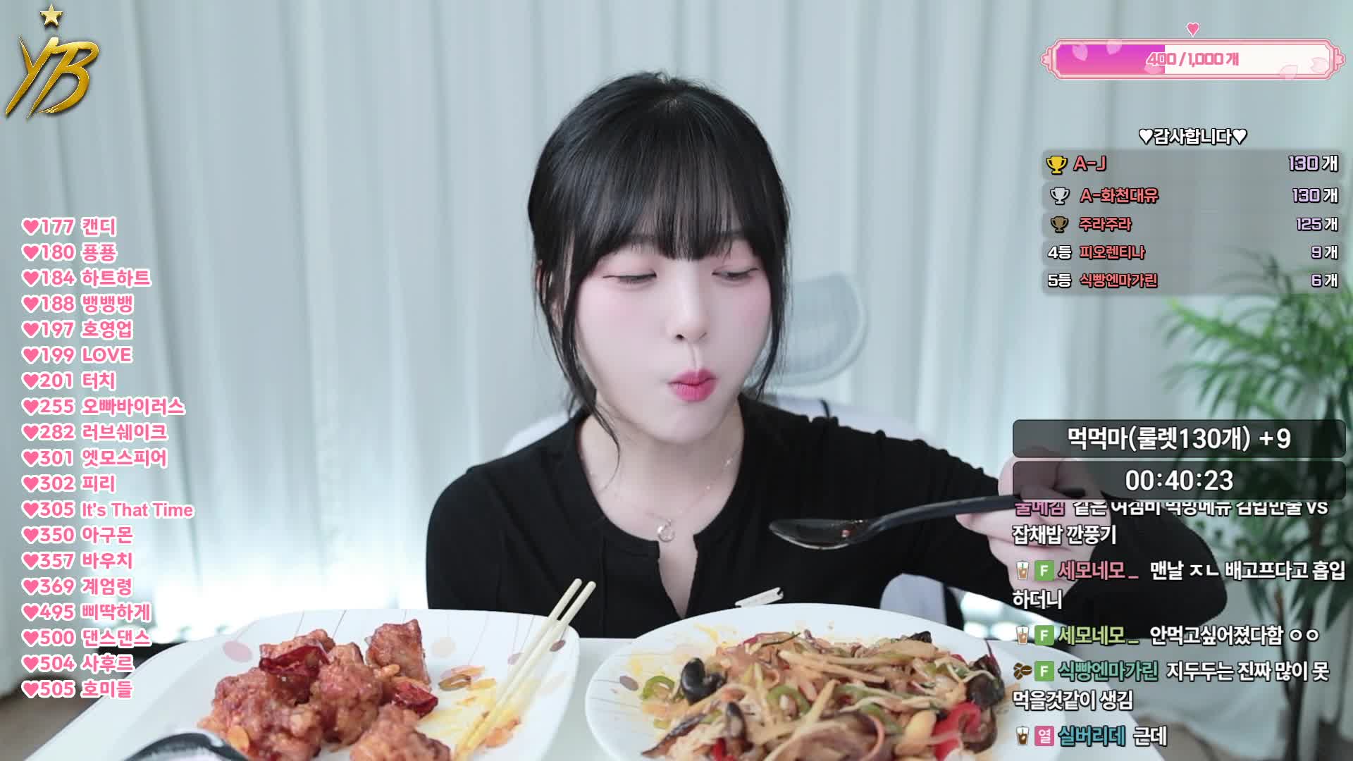 YXL / YB - yb멤버랑 먹방 비교당하는 우리밍